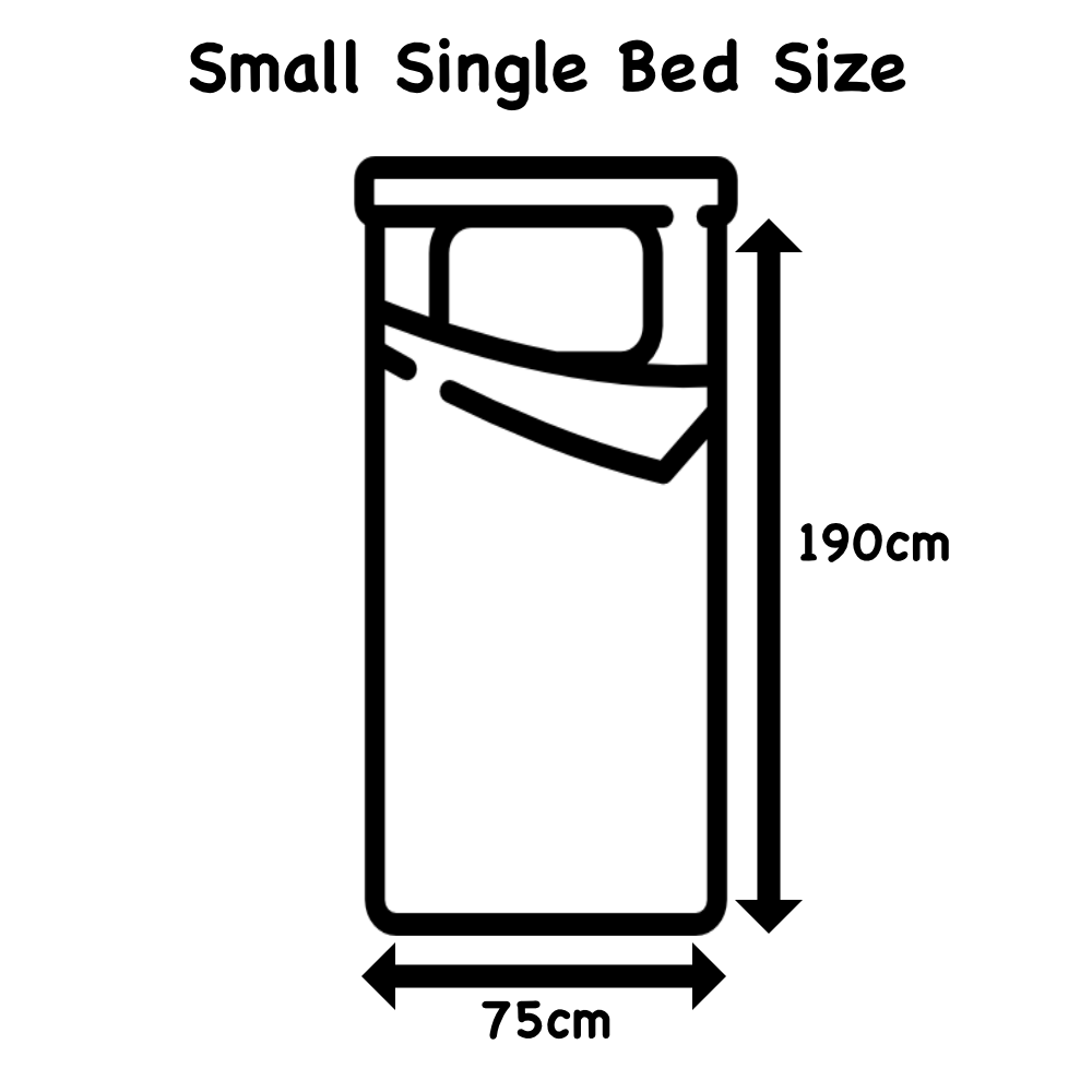 Small single bed size store